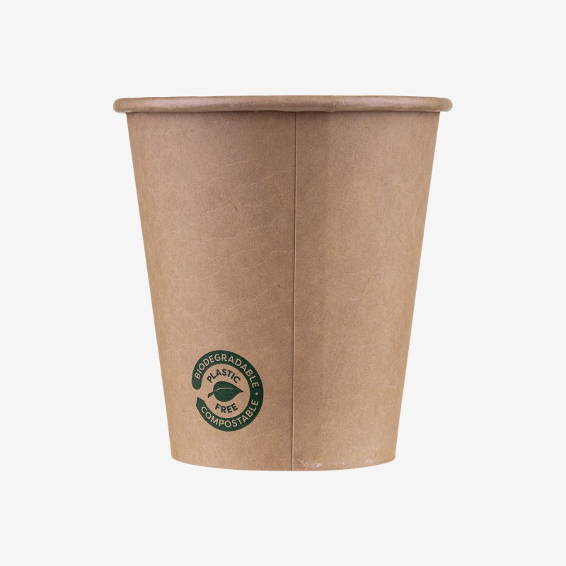 Kraft zero plastic carton cups 300 ml 50 pcs