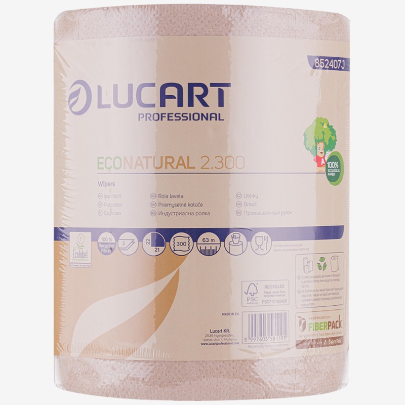 Paper towels Econat 2 ply 300 pcs Lucart