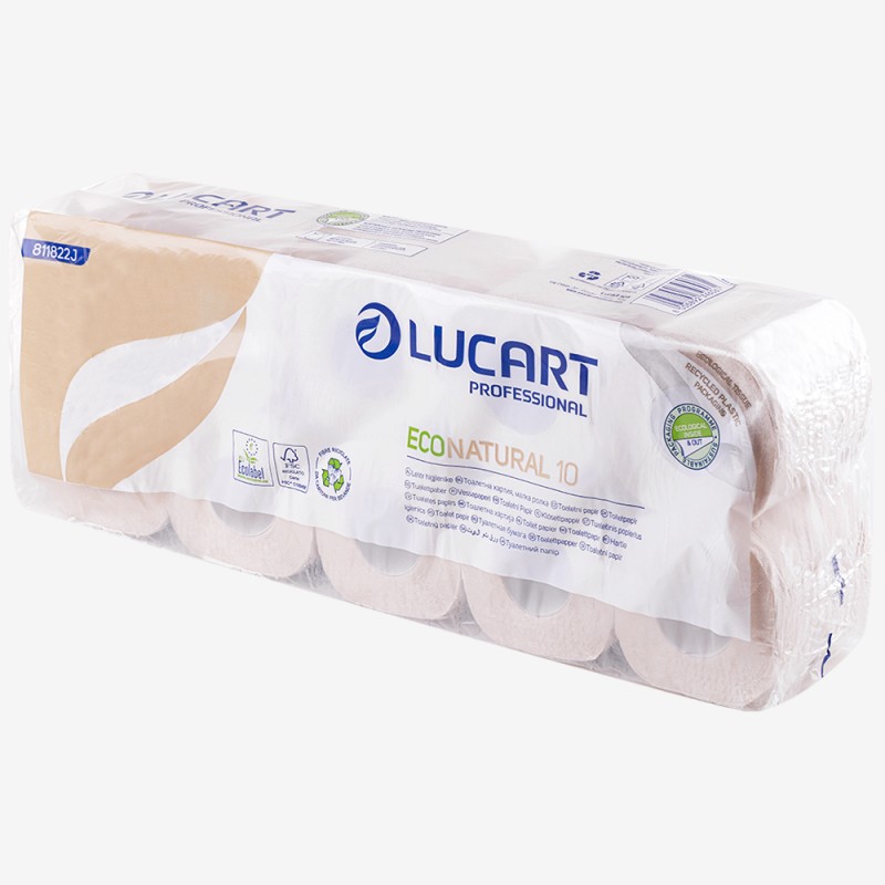 Toilet paper Econat 2 ply 10 rolls Lucart
