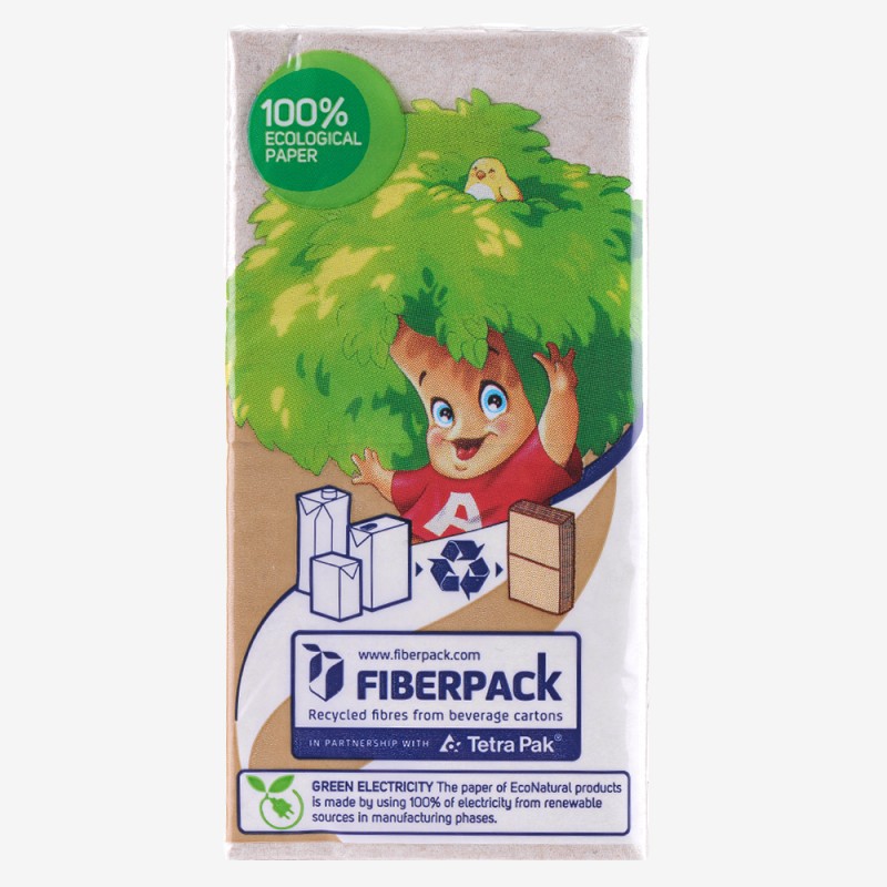 White paper napkins 4 ply Lucart 10 packs