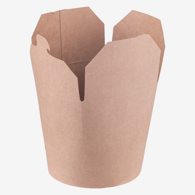 Kraft carton chips scoop