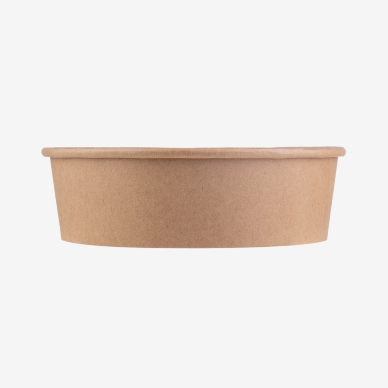Kraft carton PE bowls