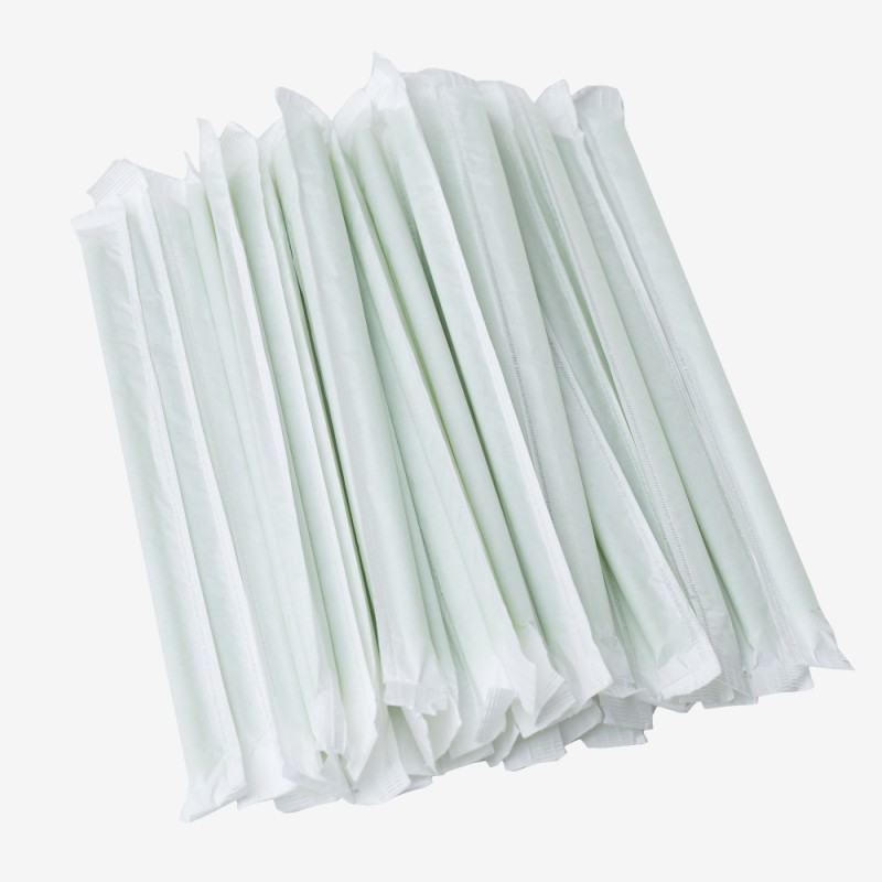 Pla green flexi straws