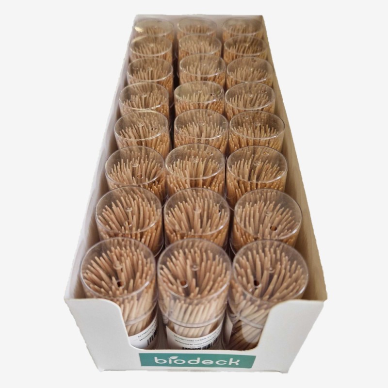 Wooden toothpicks box 72 boxes 100 pcs