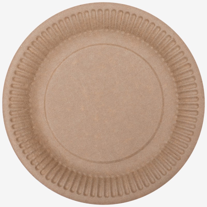 Round cardboard kraft plates