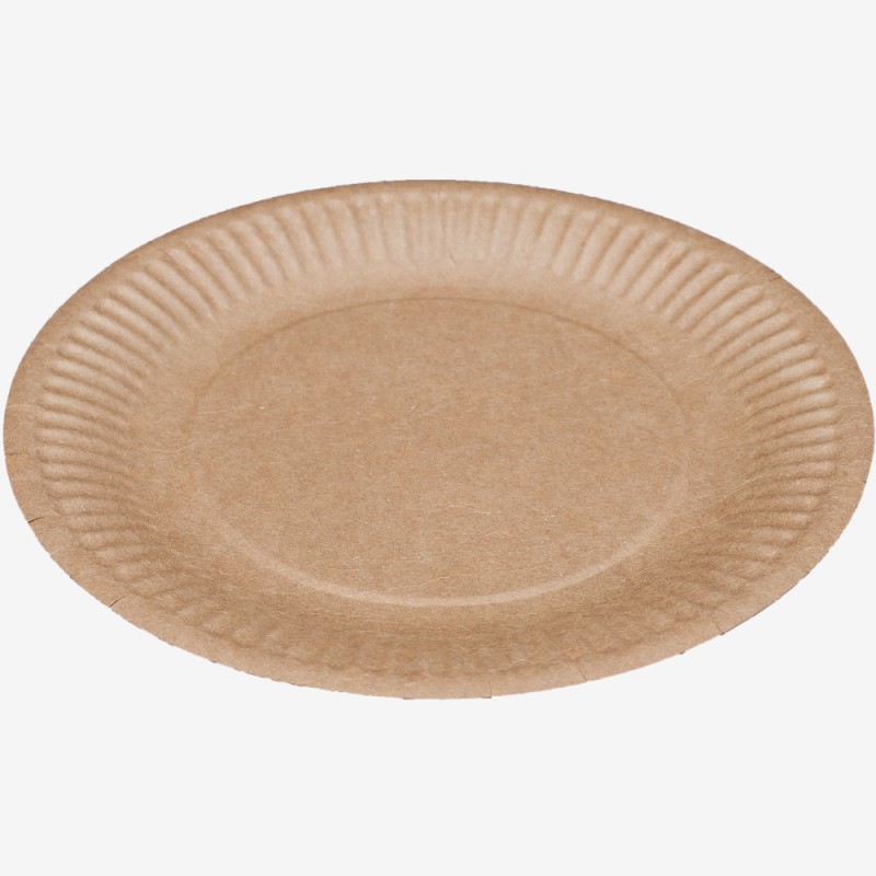 Round cardboard kraft plates