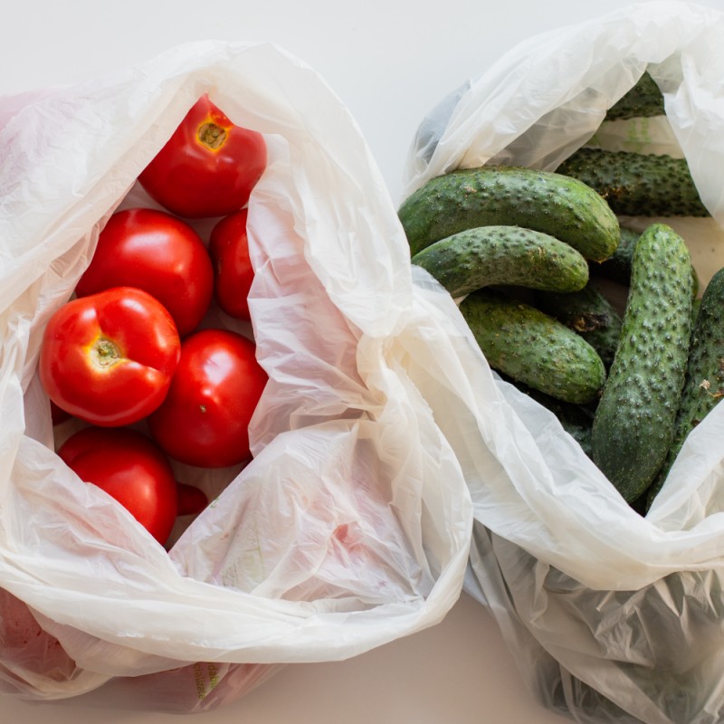 Bio bags on roll
