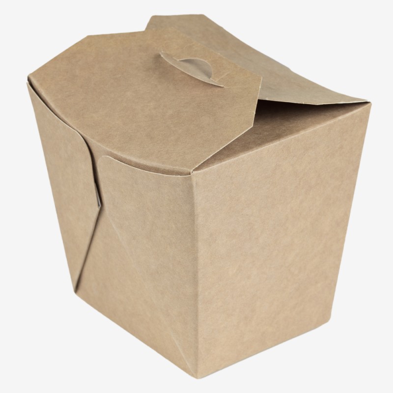 Cutii carton kraft asian 700 ml 50 buc | Biodeck