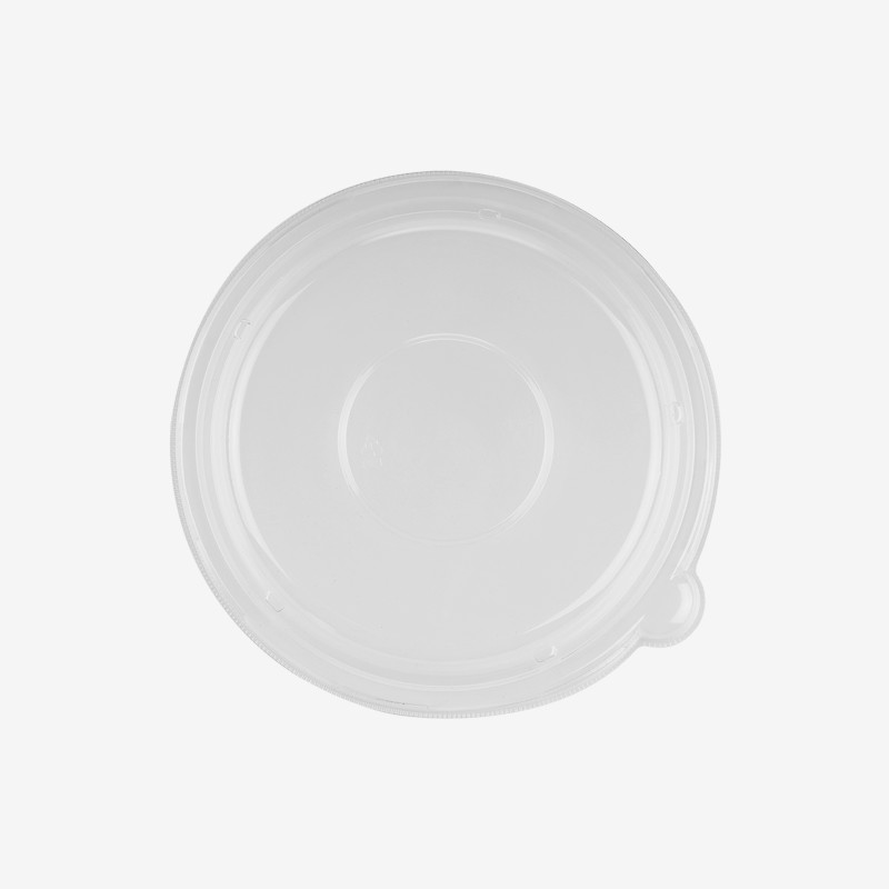 Transparent rPET bowl 710 ml lids 50 pcs